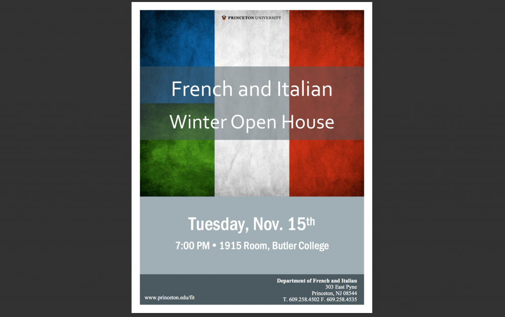 Princeton University – Italian