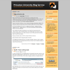 Posts - Princeton University WordPress Service