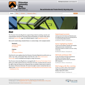 Posts - Princeton University WordPress Service